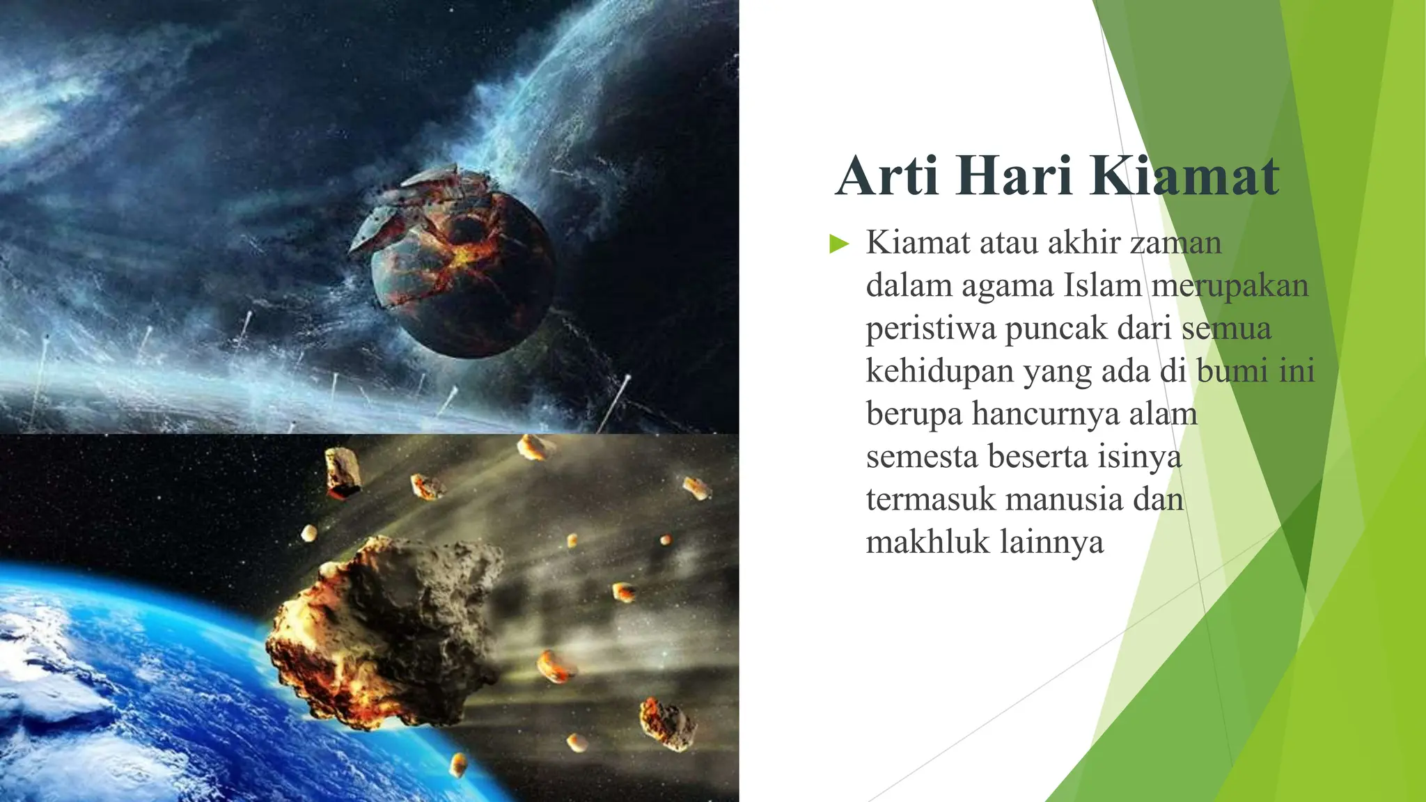 Slide PPT kelas 6 mata pelajaran PAI materi kiamat | PPTX