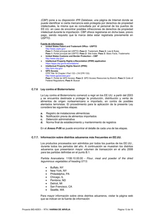 BID - Harina de arveja | PDF