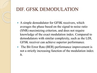 GFSK DEMODULATOR | PPTX