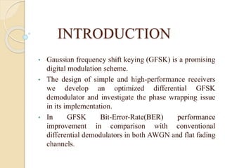 GFSK DEMODULATOR | PPTX | Digital Audio | Computer Software and ...