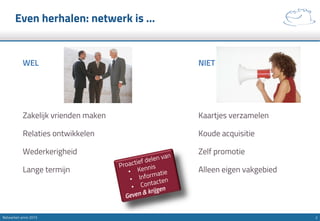 Netwerken & haringparties - how to ....? | PDF