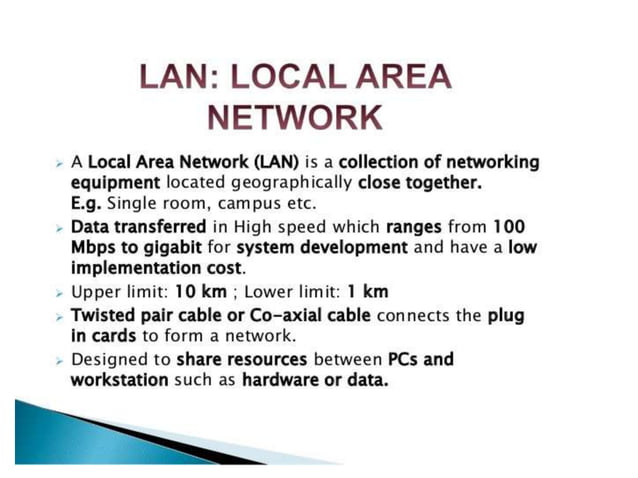 LAN,WAN ,MAN NETWORKING SYSTEM | PPTX