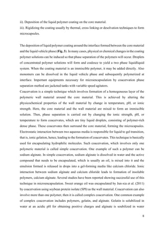 MICROENCAPSULATION PROJECT | PDF | Chemistry | Science