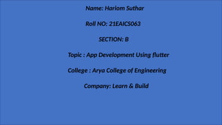 Hariom_project.pptxjhbyubiyubiyugbybuybybgygy | PPT