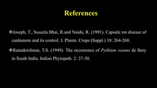 Cardamom Damping off disease | PPTX