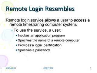 Remote Login | PPT