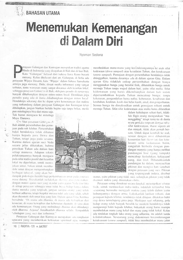 Hari raya hindu mitologi vs itihasa | PDF