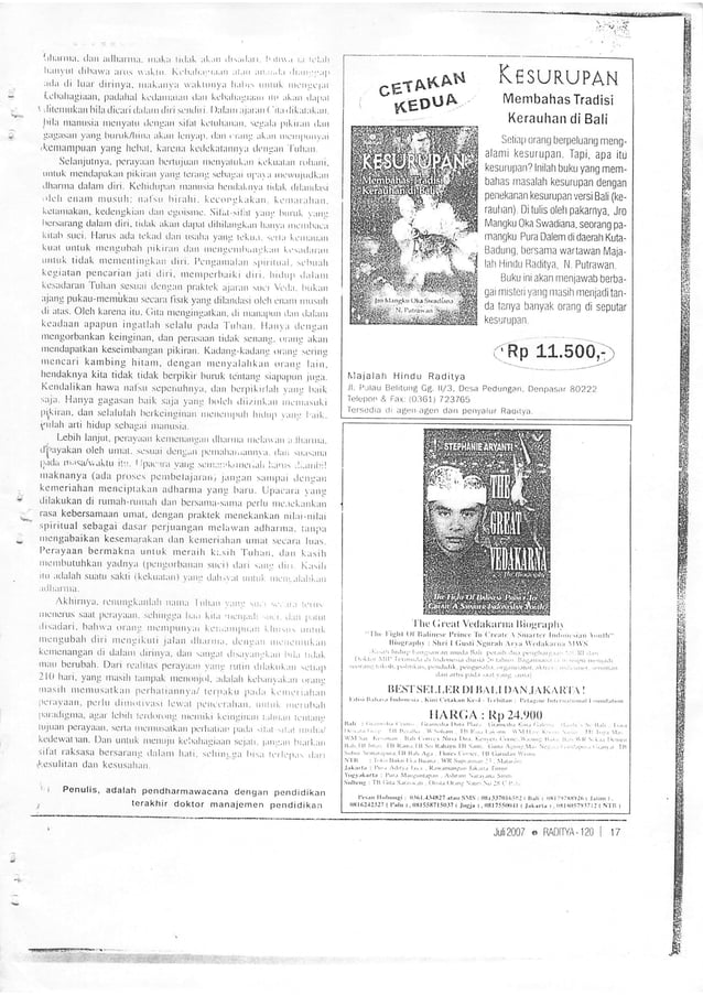 Hari raya hindu mitologi vs itihasa | PDF