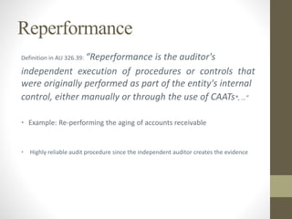 Audit procedure and standard 500 | PPTX