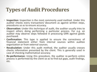 Audit procedure and standard 500 | PPTX