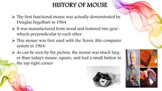 Evo Mouse seminar ppt | PPTX | Computer Peripherals | Computing