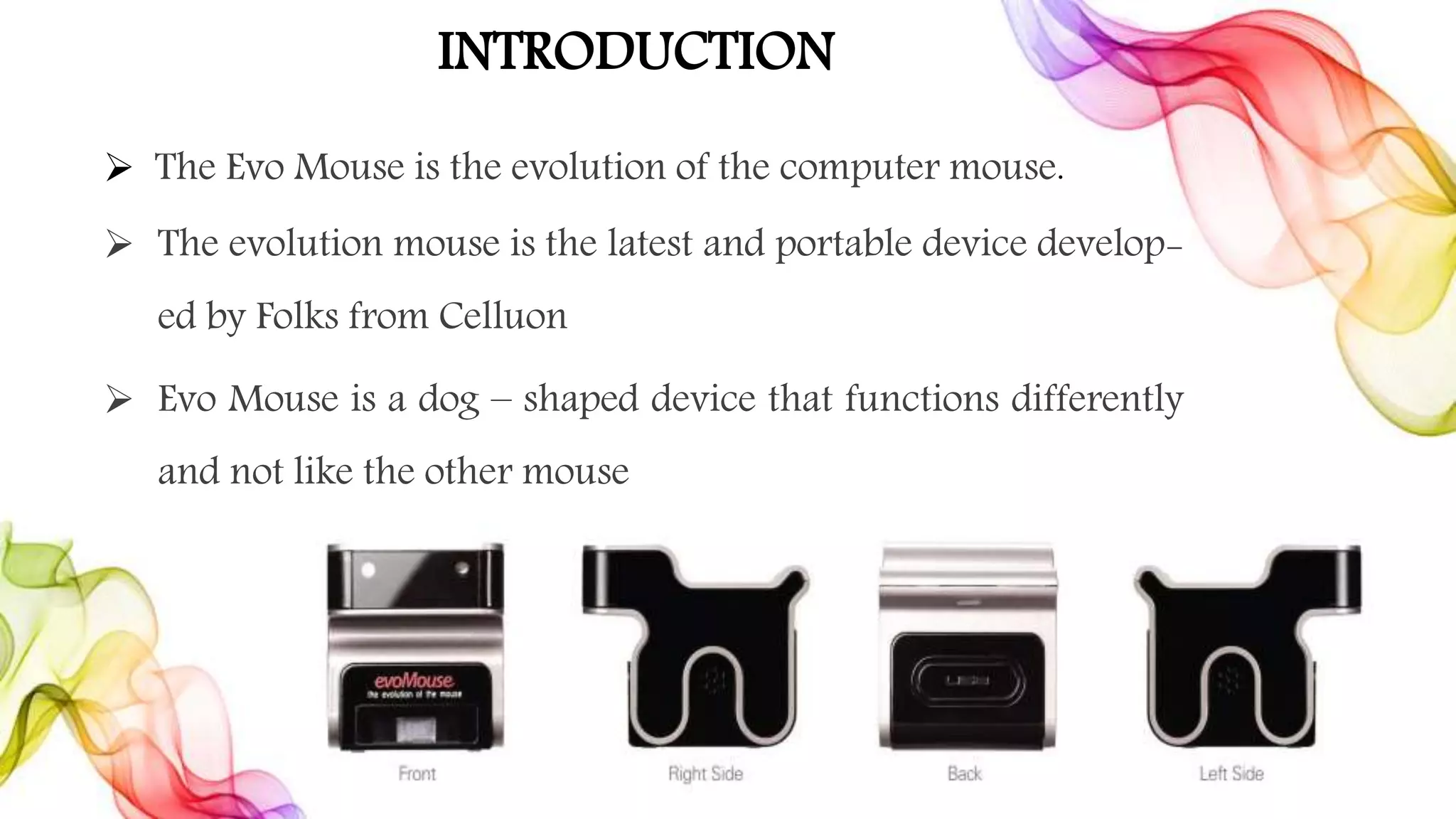 Evo Mouse seminar ppt | PPTX