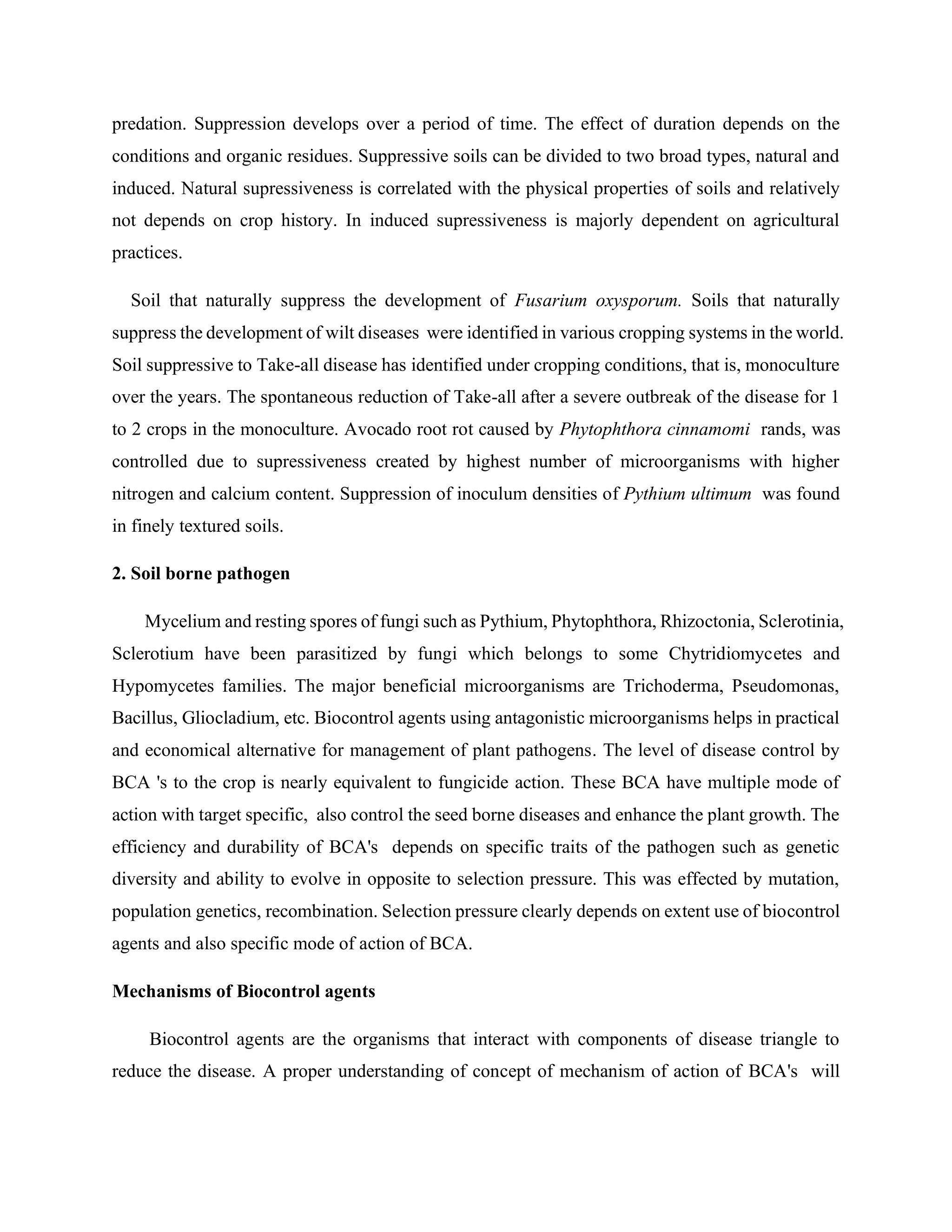 ROLE OF BIOLOGICAL METHODS IN INTEGRATED DISEASE MANAGEMENT | PDF
