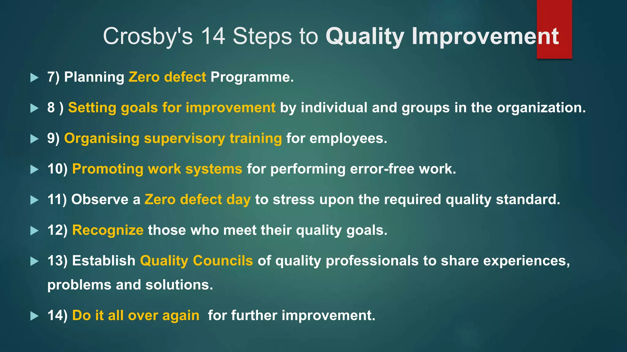 Quality Guru Philip B. Crosby’s Management Principles | PPTX