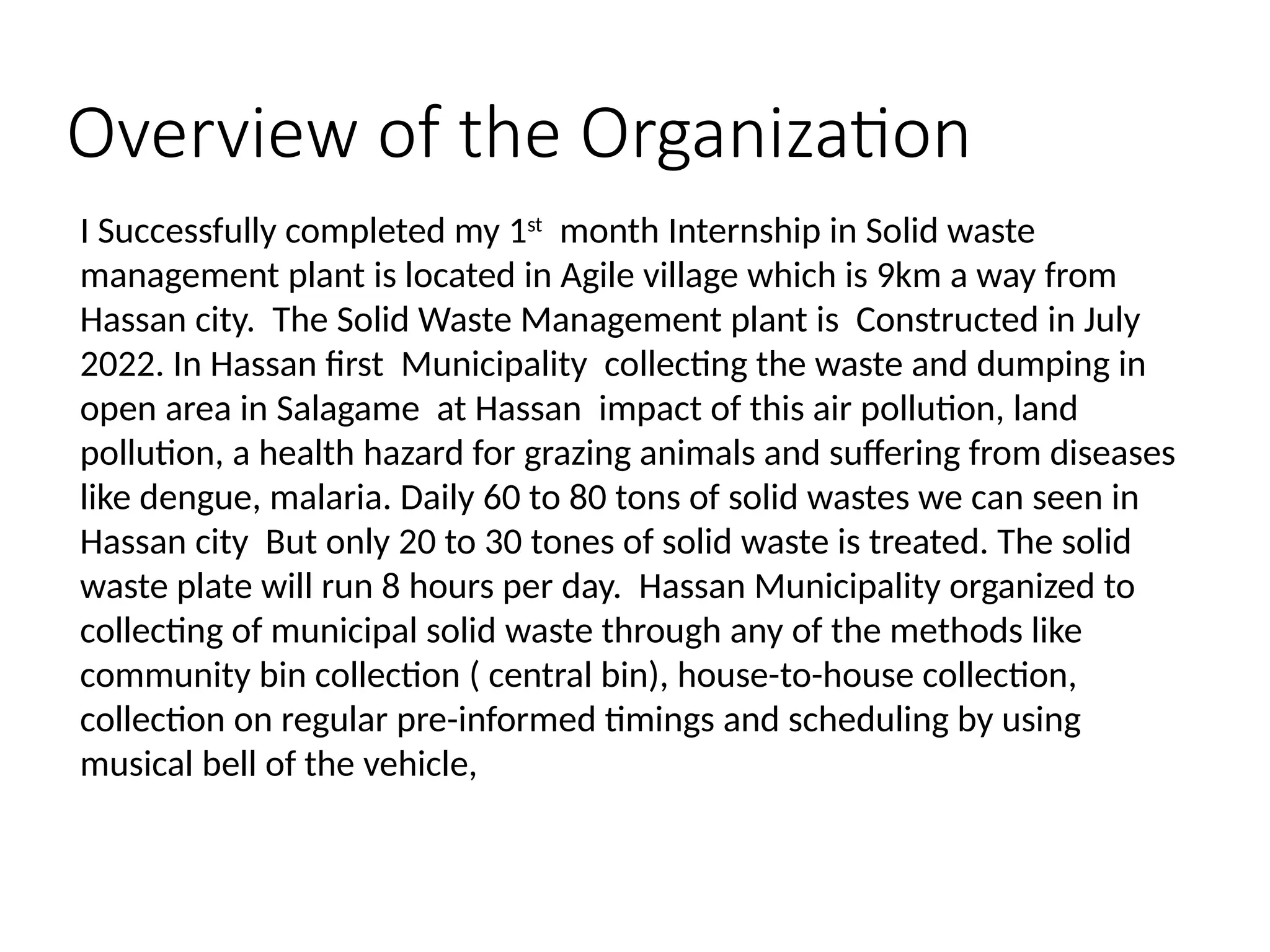 Solid waste management, it's a characteristic and factors includeded ...