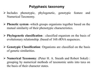 Harish_Bergeys Mannual & Numeric Taxonomy .ppt
