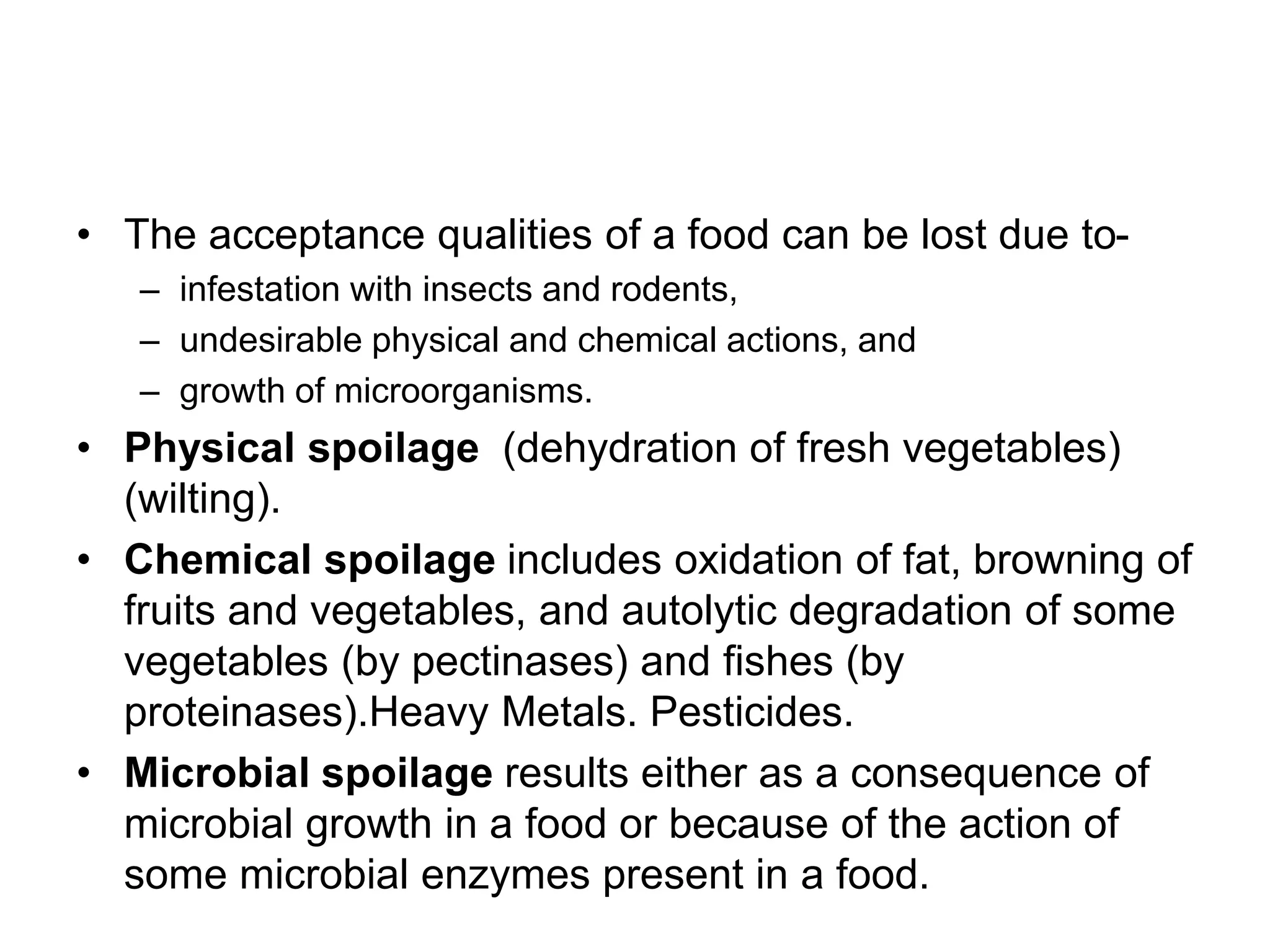 Harish FST Food Spoilage.ppt