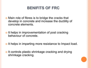 Fibre Reinforced Concrete | PPT