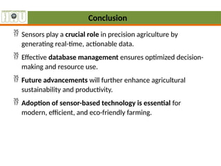 Introduction to the sensors and their application in precision ...