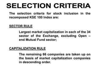 how to calculate stock index | PPT