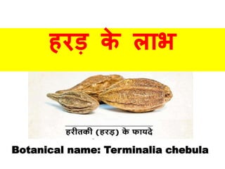 HARAD PLANT BENEFITS | PPTX