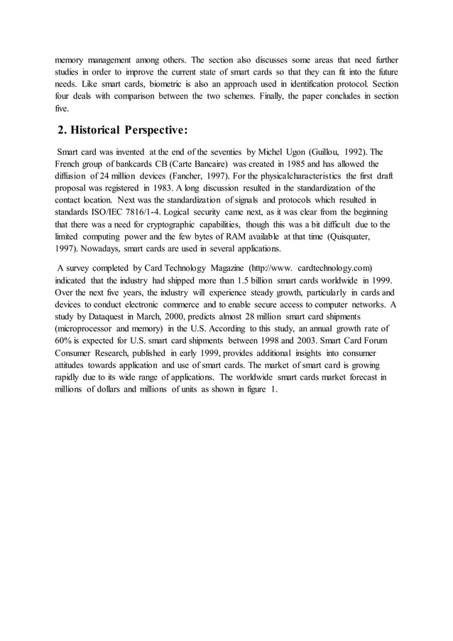 Abstract Smart Card Technology Docx Internet Computing