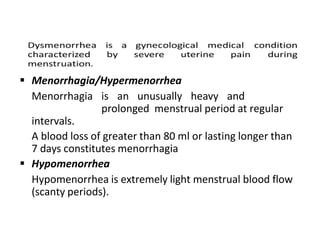 menstrual cycle | PPTX