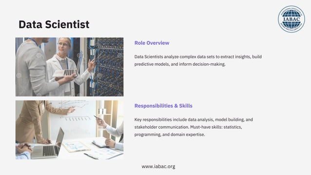 Data Science_ Roles and Responsibilities | IABAC | PPT | Free Download