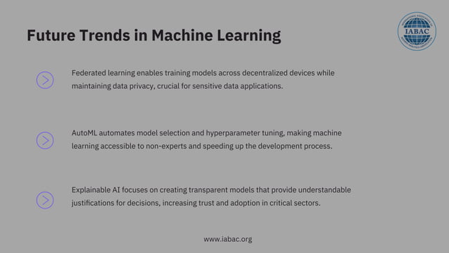 Overview of Machine Learning Techniques | IABAC | PPT