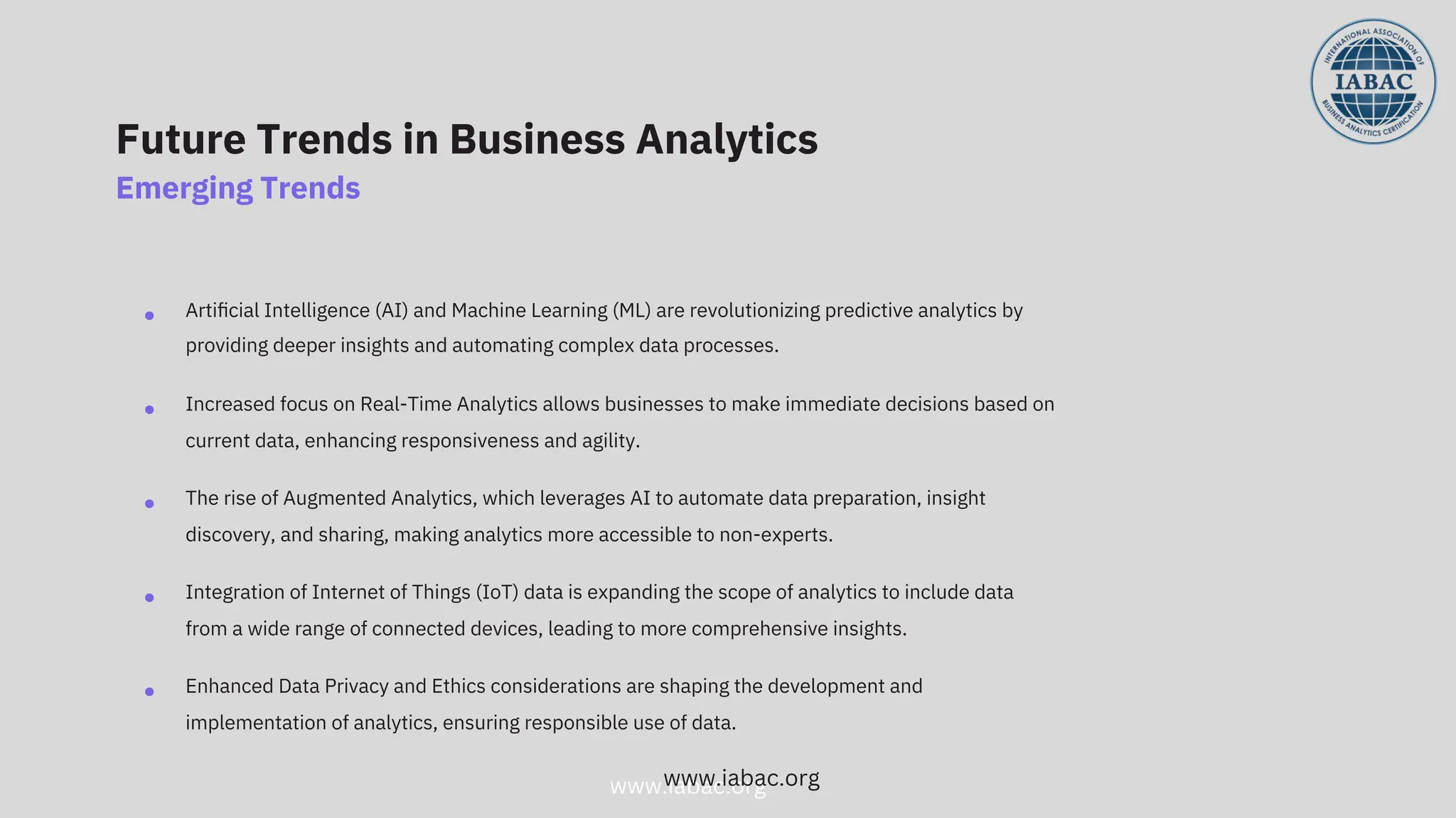 The Importance of Business Analytics | IABAC | PDF