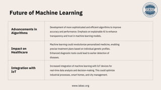 Exploring the Applications of Machine Learning | IABAC | PPT