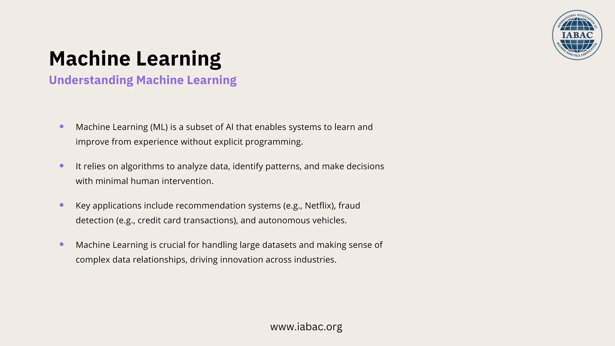 Guide to the Different Branches of Artificial Intelligence | IABAC | PDF