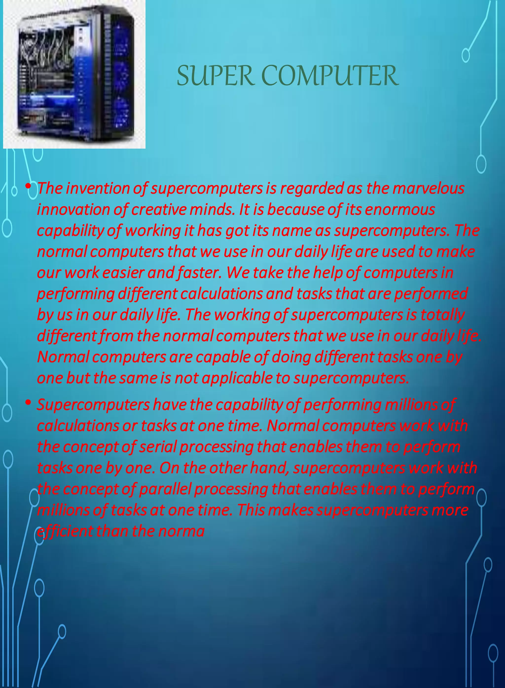 types of computer and uses of powerpoint | PPTX