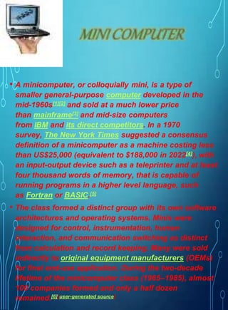 types of computer and uses of powerpoint | PPTX