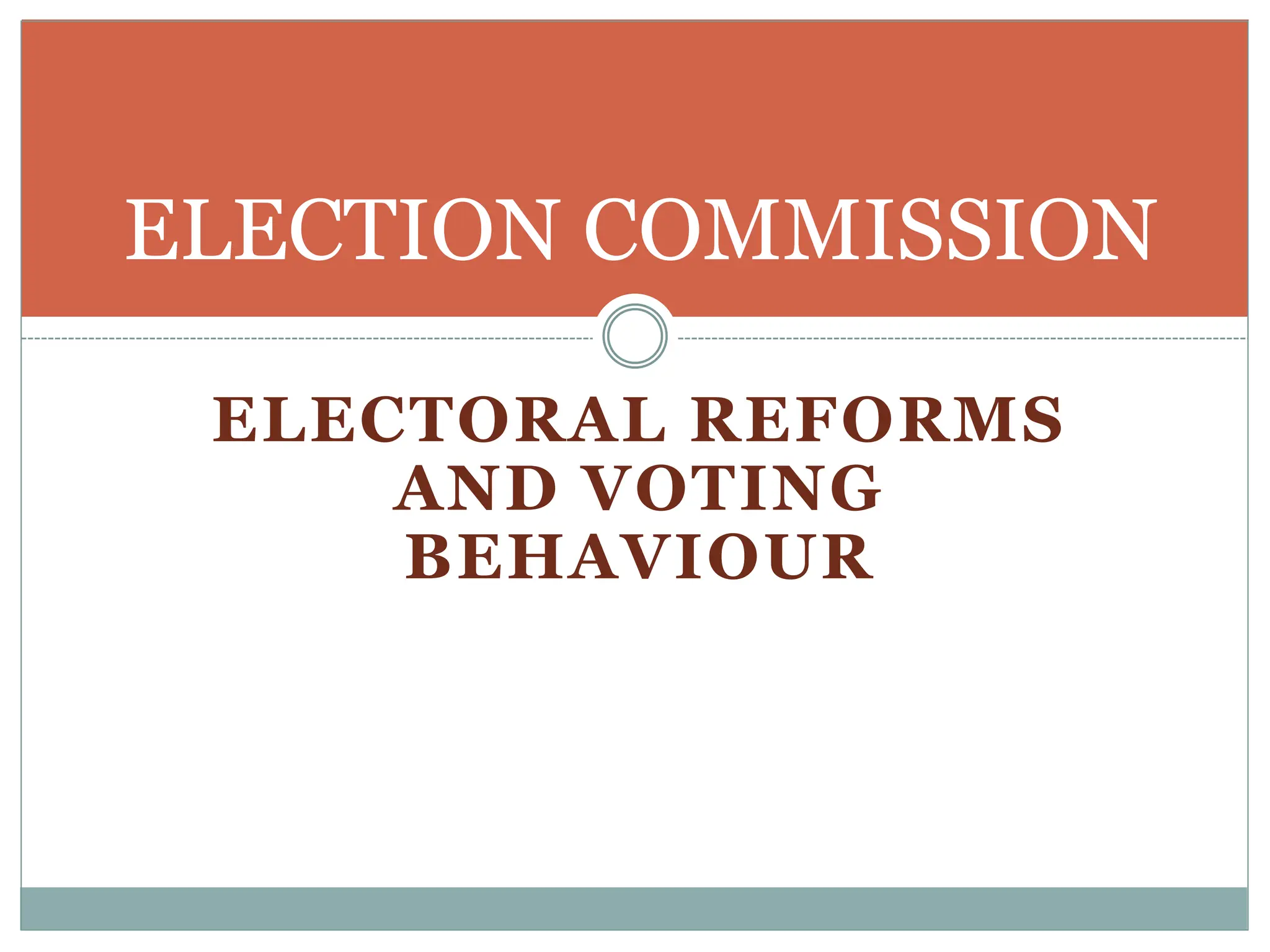 Election Commission in India . By Harjot | PPT