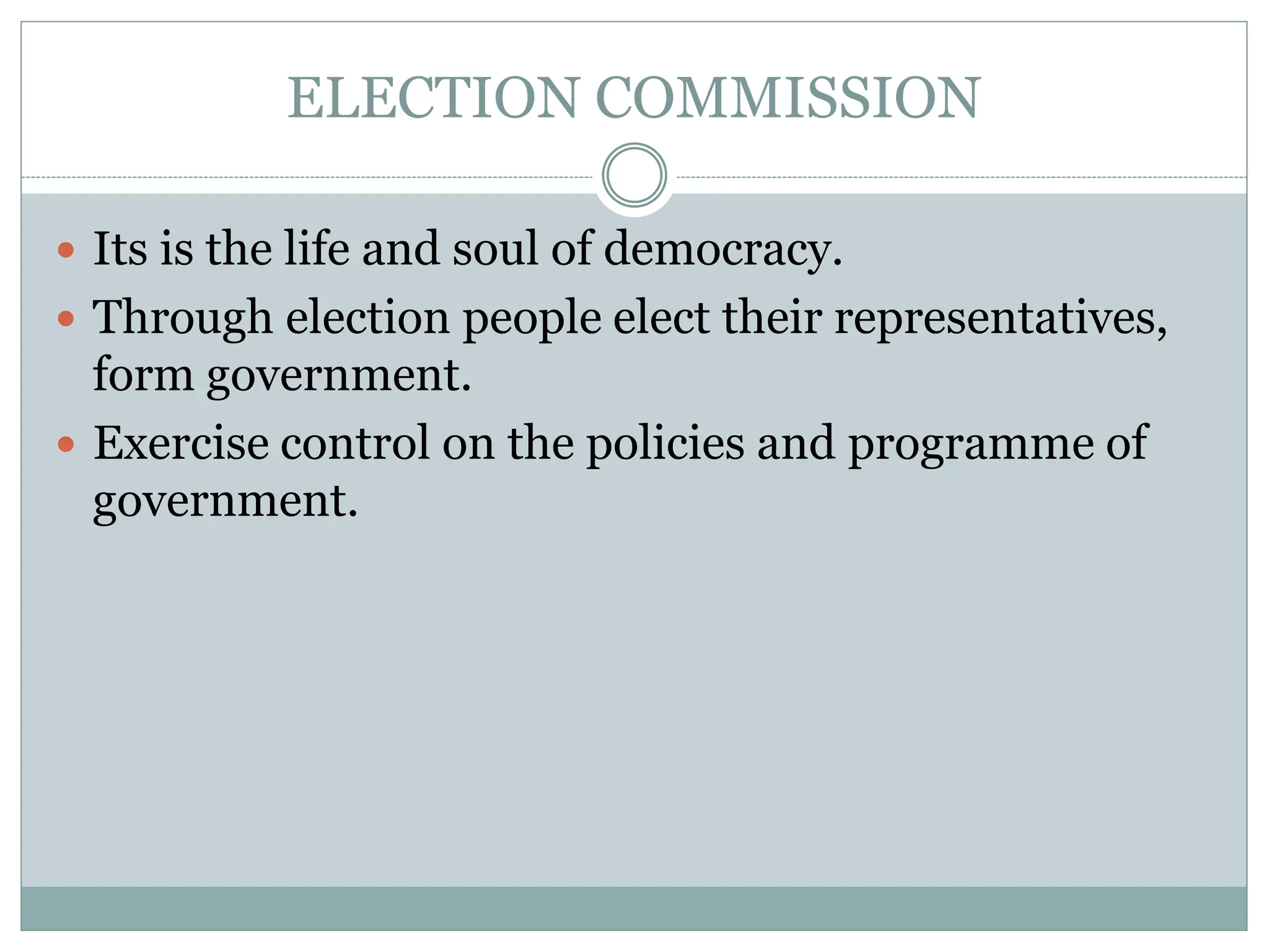 Election Commission in India . By Harjot | PPT