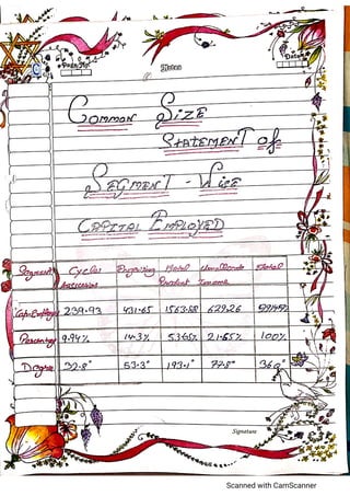 specific accountancy project file | PDF