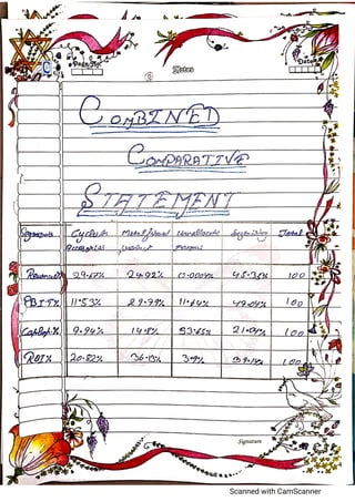 specific accountancy project file | PDF