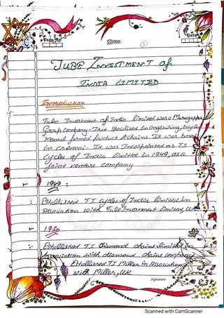 specific accountancy project file | PDF