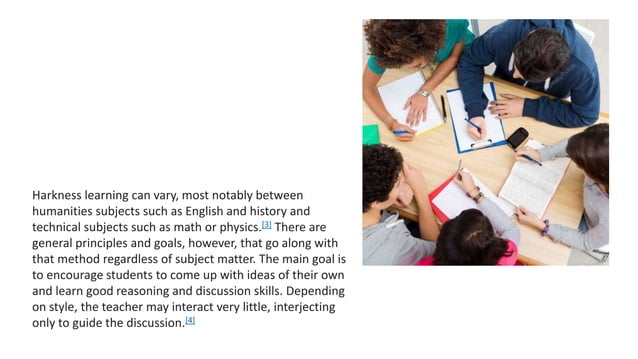 Harkness teaching method | PPTX | Educational Assessment | Education