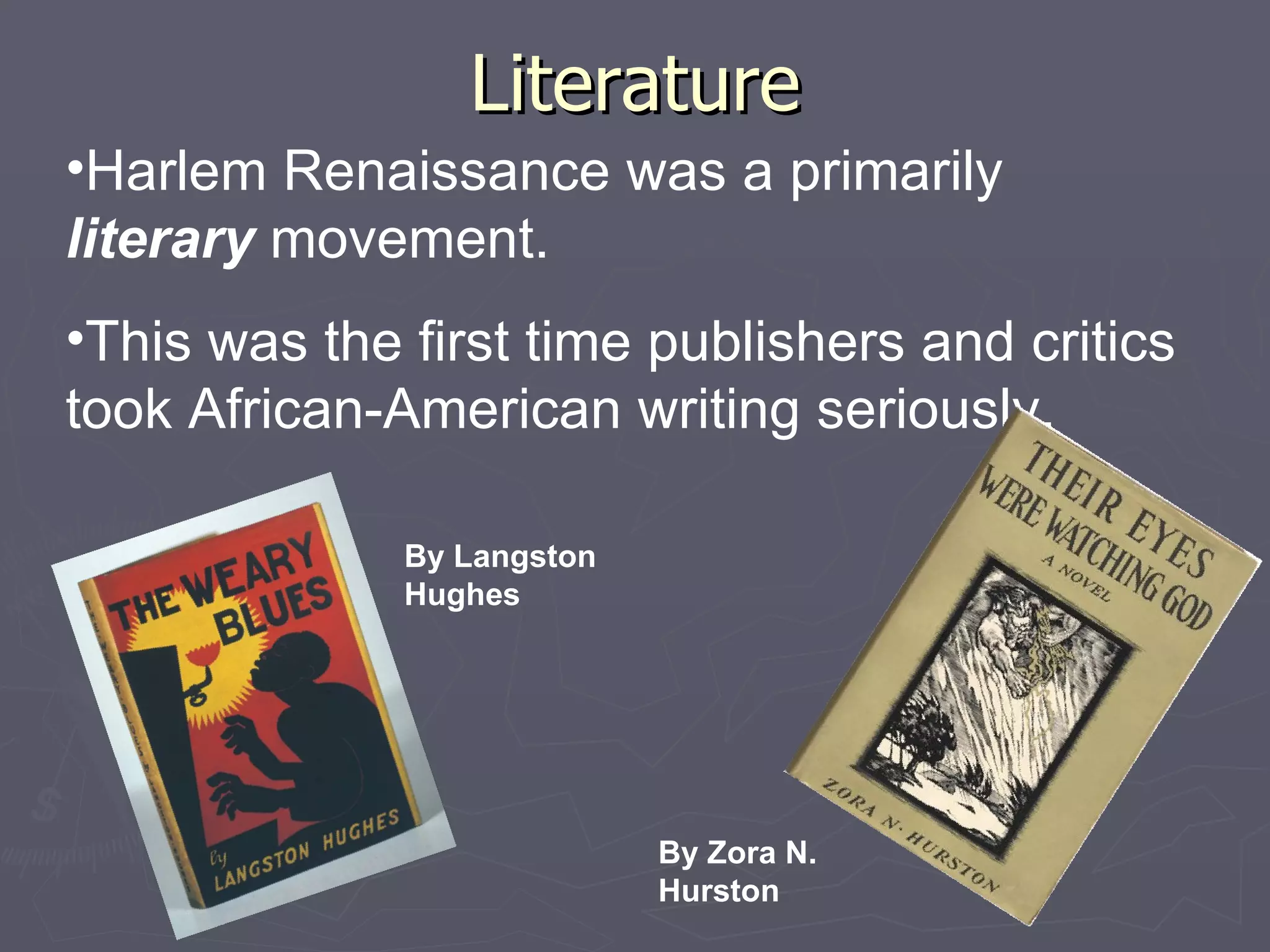 Harlem Renaissance Power Point | PPT