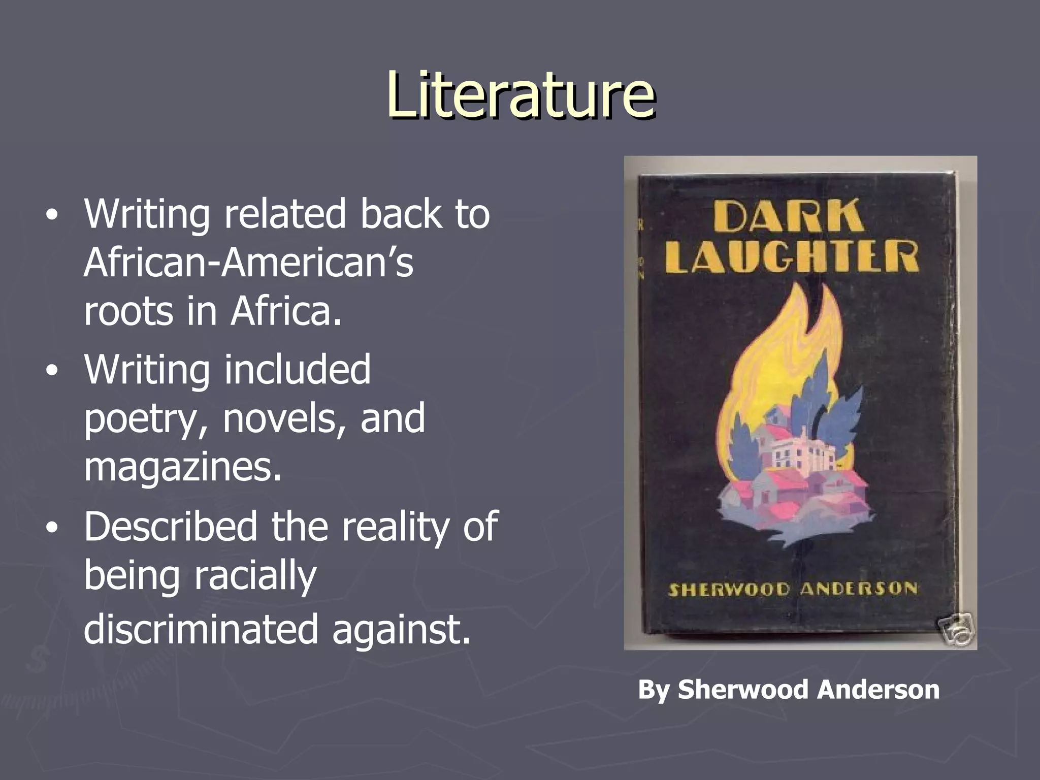 Harlem Renaissance Power Point | PPT
