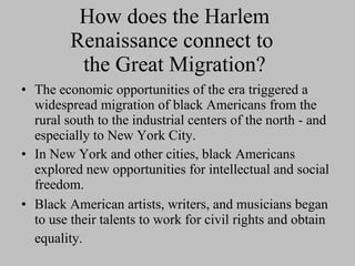 Harlem Renaissance Presentation | PPT