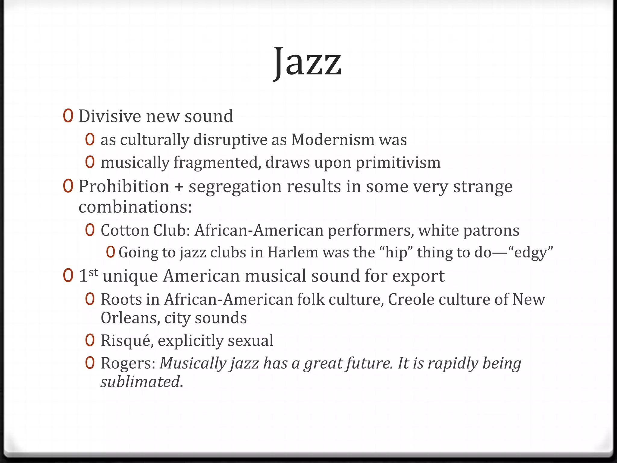 Harlem Renaissance (Revised Spring 2013) | PPTX