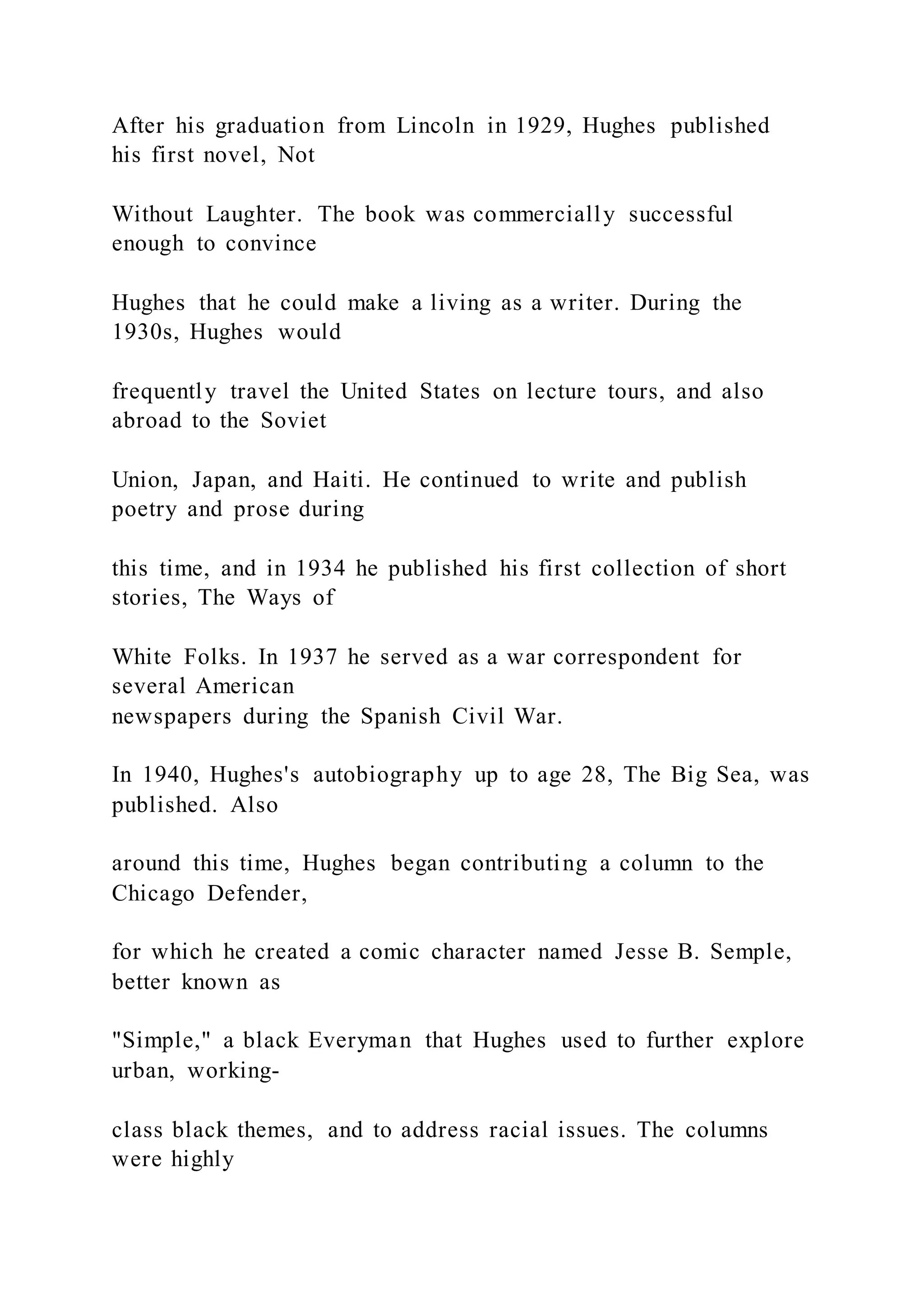 Harlem by langston hughes what happens to a dream defer | PDF