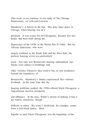 Harlem by langston hughes what happens to a dream defer | DOCX