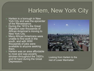Harlem Renaissance | PPTX