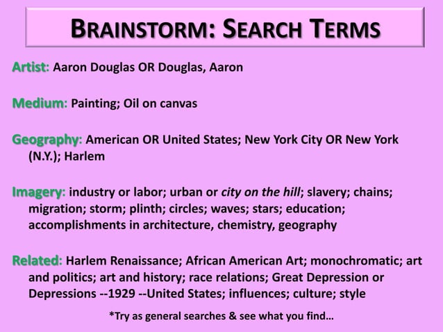 Harlem Renaissance Art | PPT