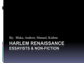 Harlem renaissance | PPT