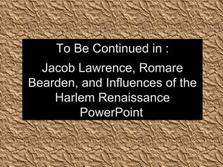 Harlem Renaissance (1 of 2) | PPT